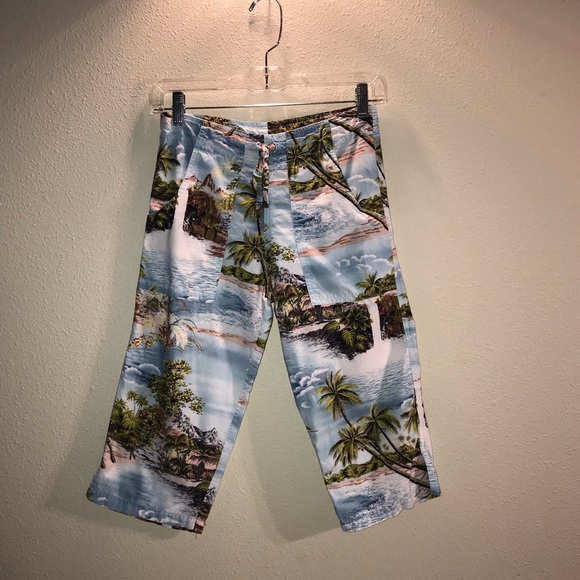 Club Sportswear Inc | Swim | Vintage Beachy Girls Cotton Capris ...